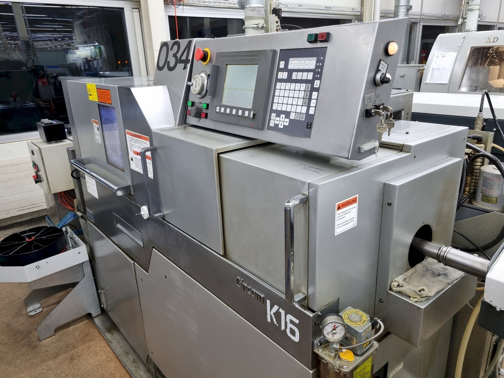 Machine's specifications - Citizen K16 Used machines - Exapro